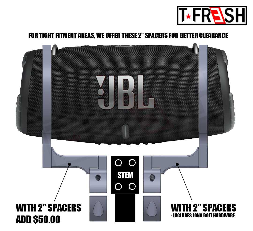 TFRESH Bike Speaker Brackets- Designed for JBL Audio Xtreme 3 (PRE-ORD ...